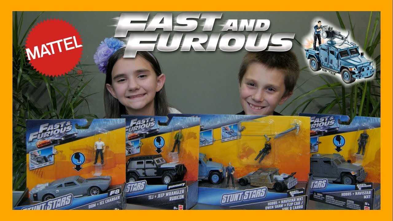 FAST AND FURIOUS STUNT STARS PLAYSETS BY MATTEL - YouTube