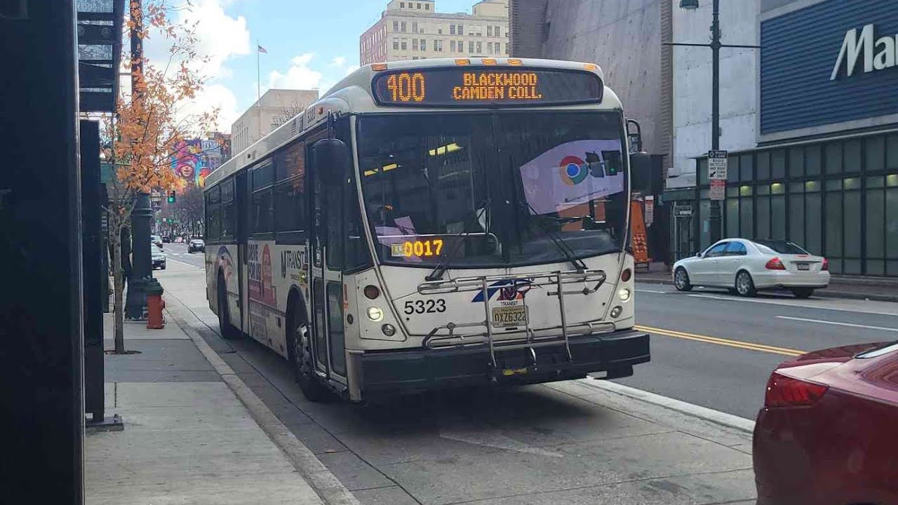 NJ Transit 2008 NABI 40-SFW #5349 Route 400 - YouTube