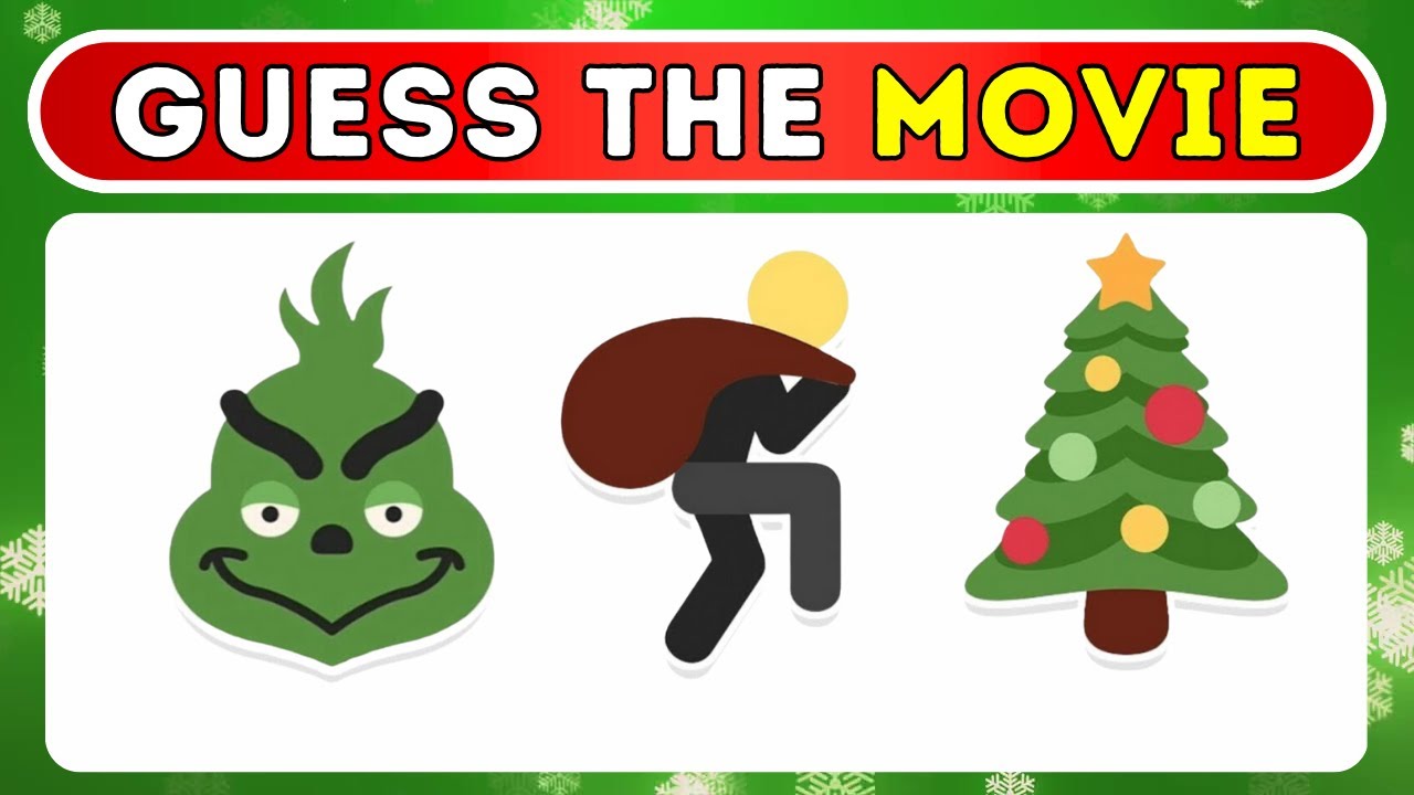 Guess the CHRISTMAS Movie by Emoji 🎥📺 Christmas Quiz 🎅🎄 - YouTube