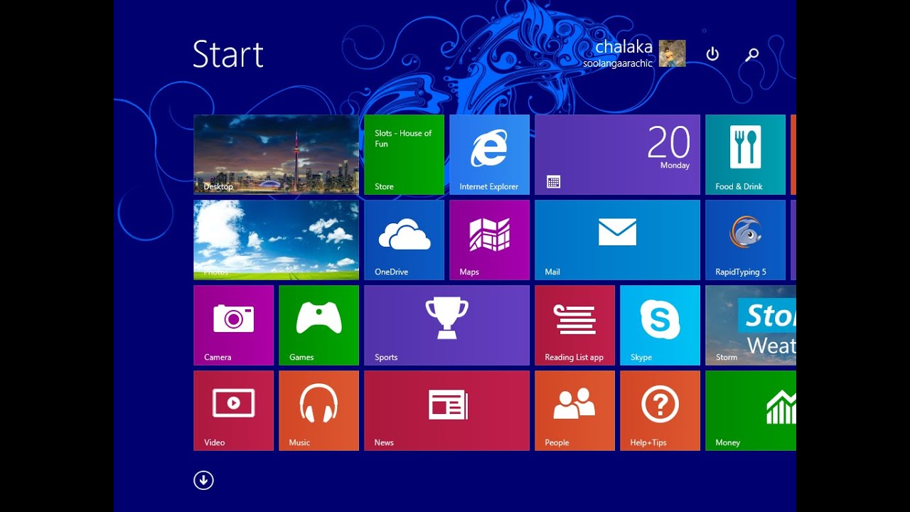 windows 8.1 start menu personalize - YouTube
