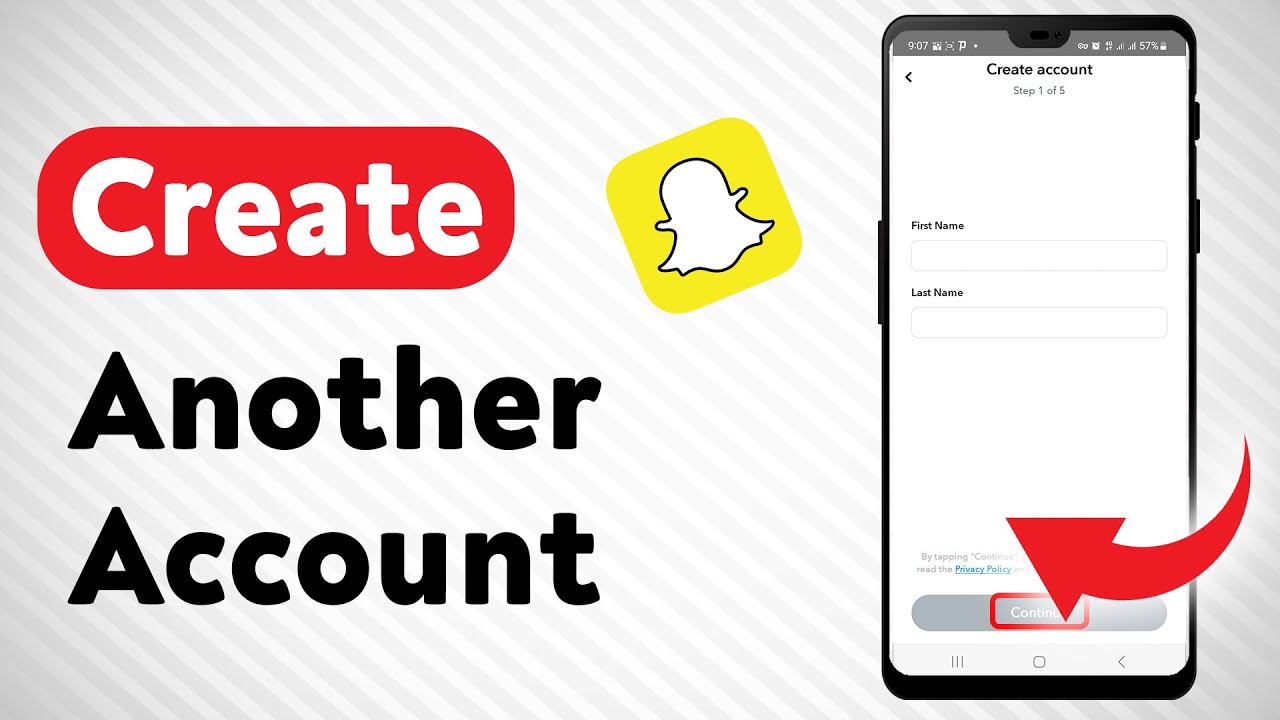 How To Create Another Account On Snapchat - Full Guide - YouTube
