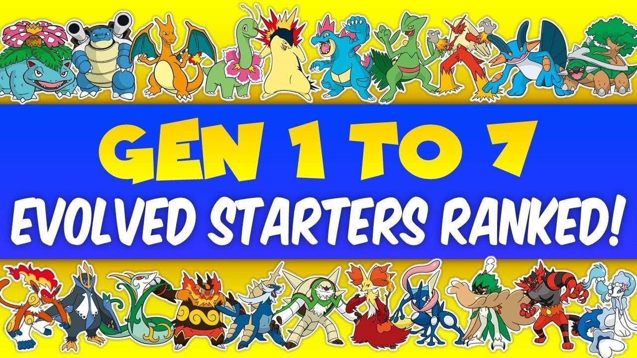 Ranking All Starter Pokémon – FINAL STAGES! - YouTube