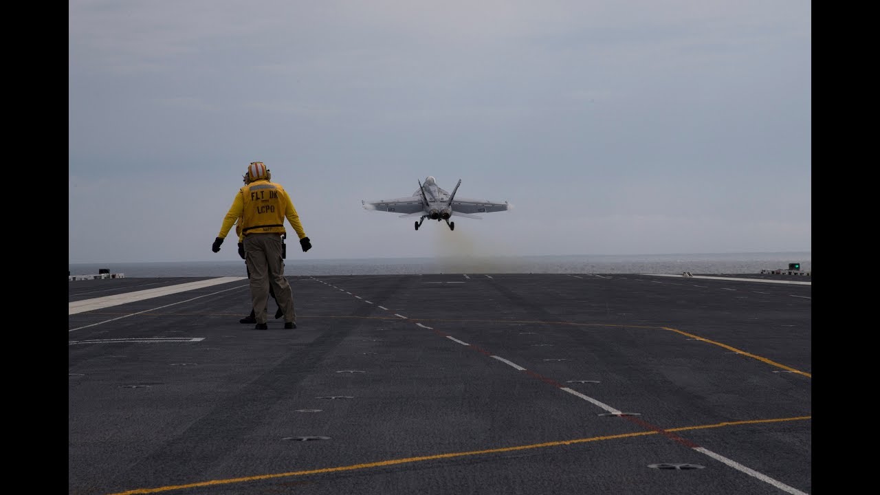 USNI News Video: Sailors Describe First Fighter Landing, Launch on USS ...