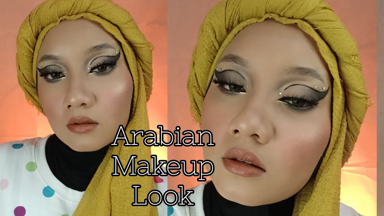 ARABIAN MAKEUP TUTORIAL || SUPER EASY|| BOLD ARABIAN MAKEUP LOOK ...