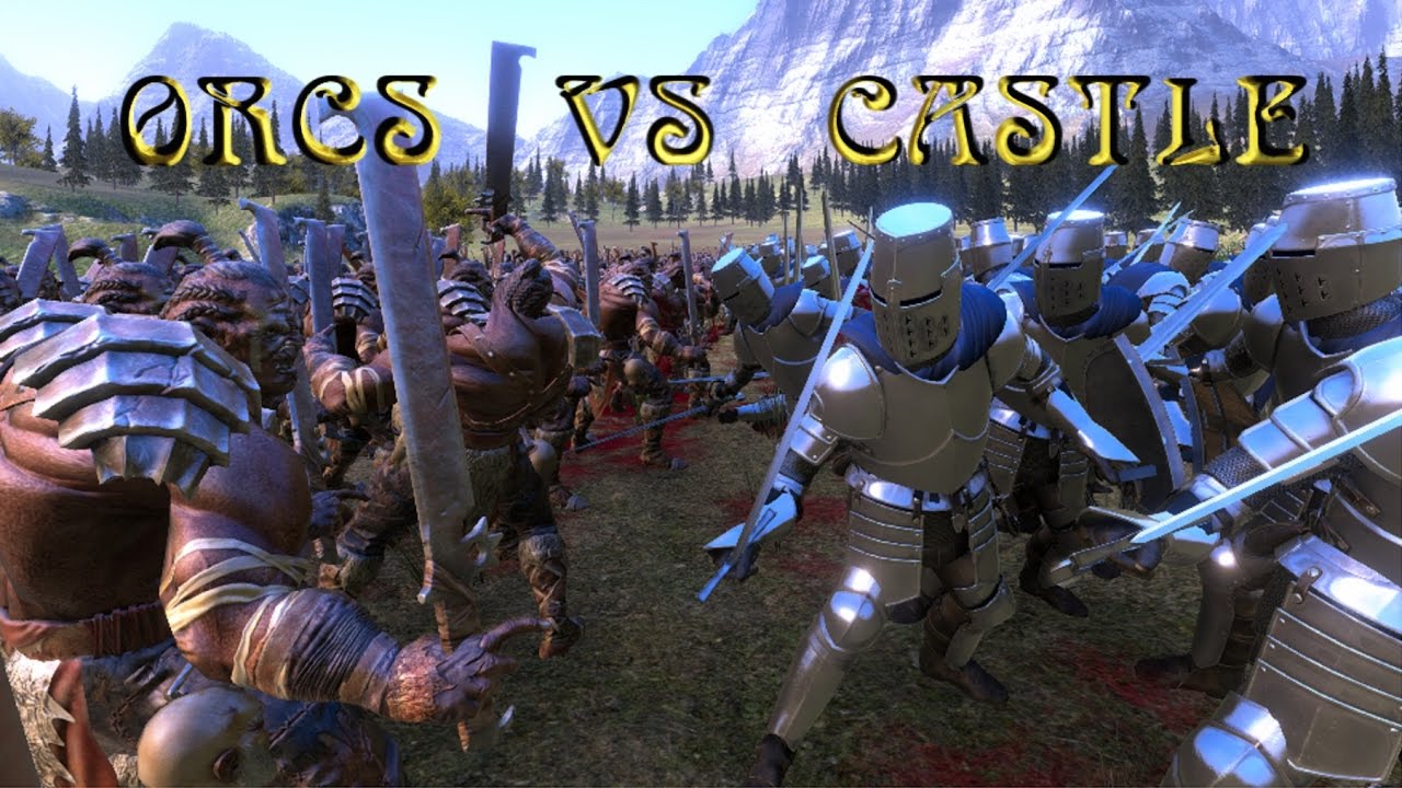 ORCS INVADING CASTLE - ULTIMATE EPIC BATTLE SIMULATOR - YouTube