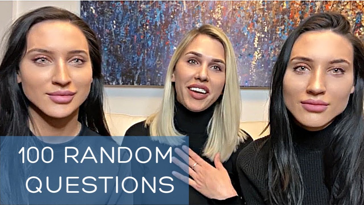 VLOG GIRLS NIGHT IN 100 RANDOM QUESTIONS - YouTube