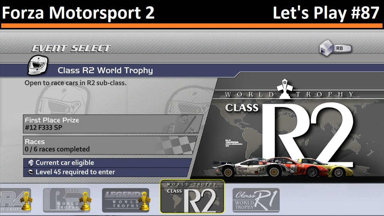 Class R2 World Trophy - Forza 2: Let's Play (Episode 87) - YouTube