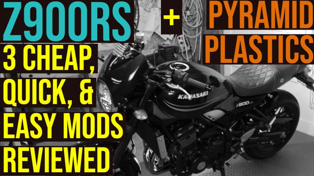 Kawasaki Z900RS - 3 Inexpensive, Quick & Easy Mods Reviewed | PYRAMID PLASTICS | PUIG Hi-Tech ...