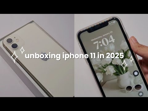 UNBOXING iphone 11 in 2025 (256gb) + quick customized