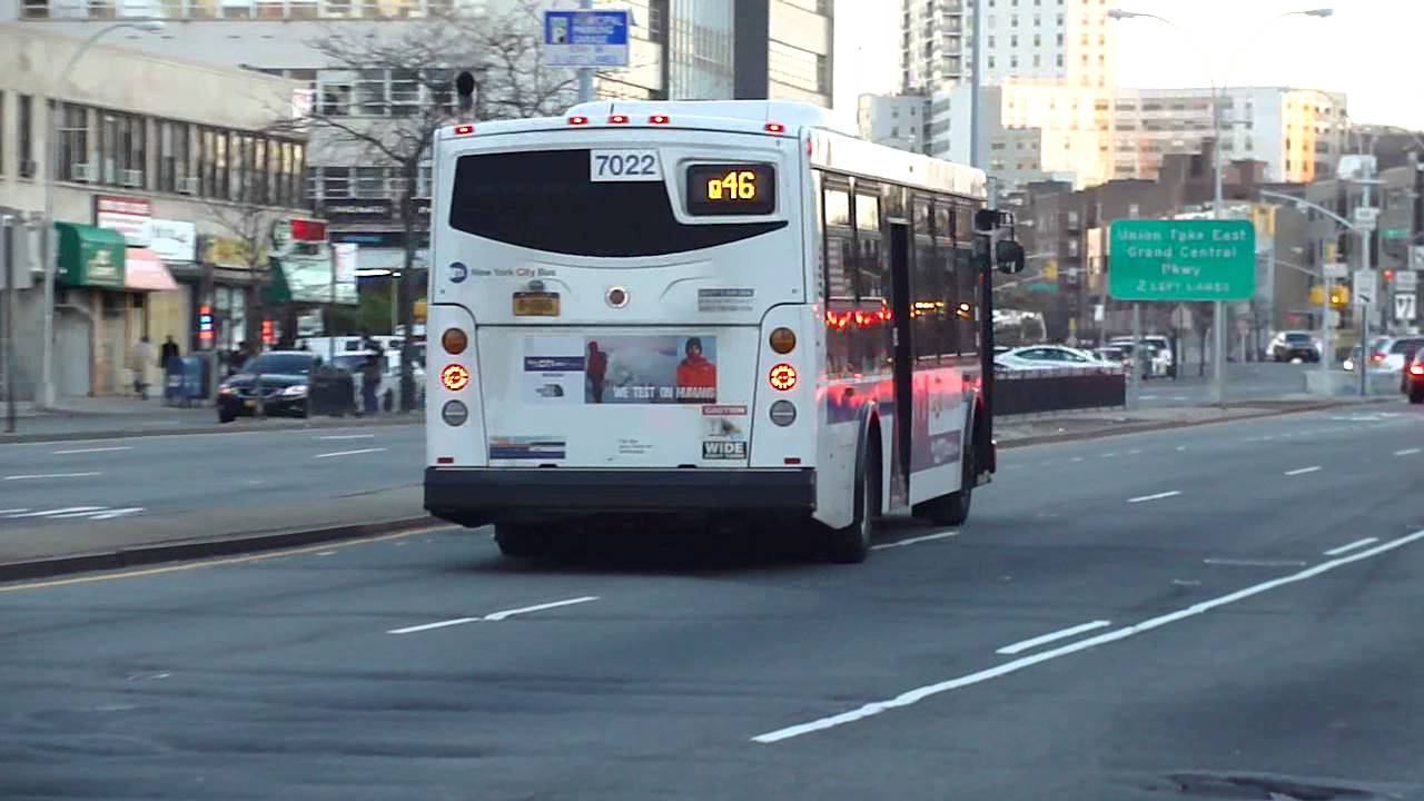 MTA NYCT Bus: 2011 Orion VII 3G Q46 Bus #7022 at 76th Rd-Queens Blvd ...