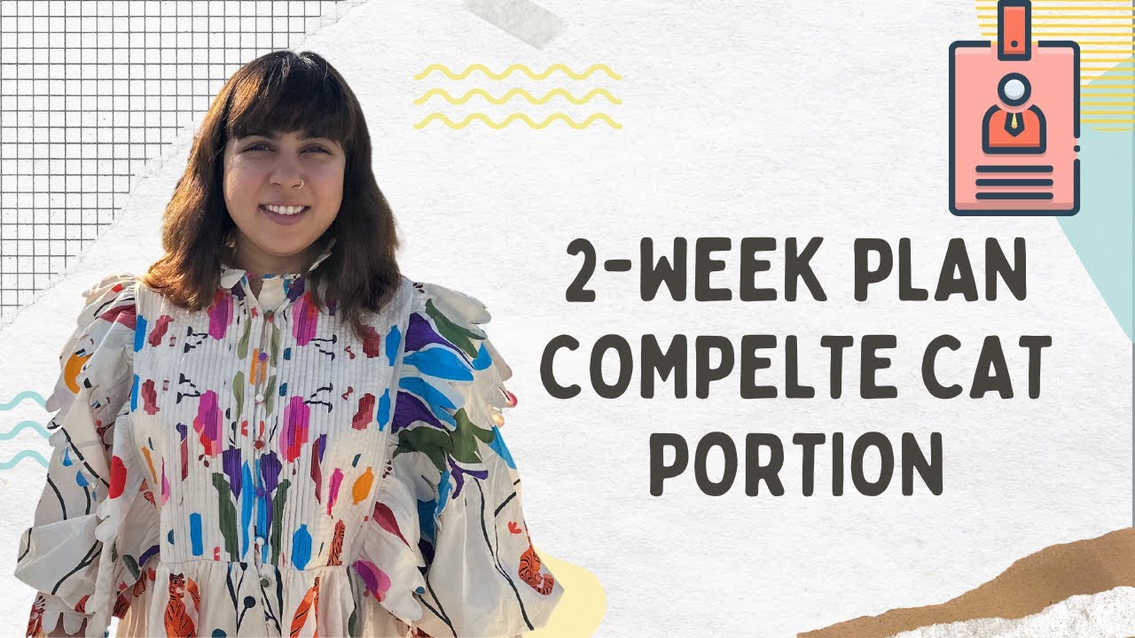 NIFT 2023 | 2-WEEK PLAN | CAT PORTION - YouTube