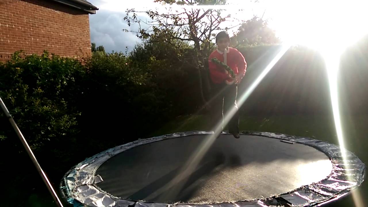 Slow motion trampoline - YouTube