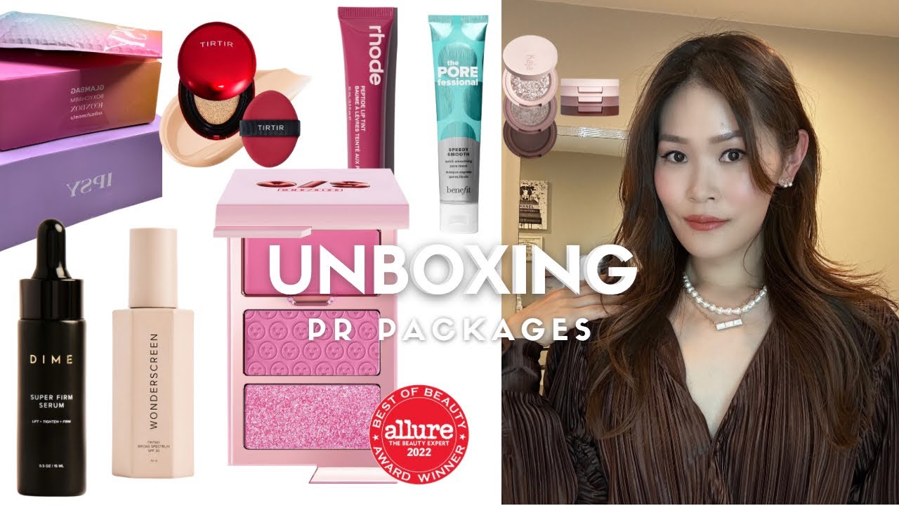 Vlog 43 ~ PR package unboxing haul 😎 ( Rhode, Boxycharm/ Ipsy, Benefit ...