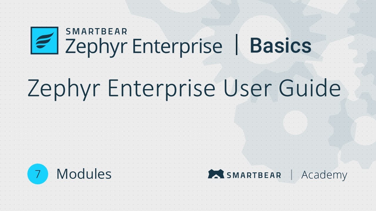 Zephyr Enterprise User Guide - Basics Course - YouTube