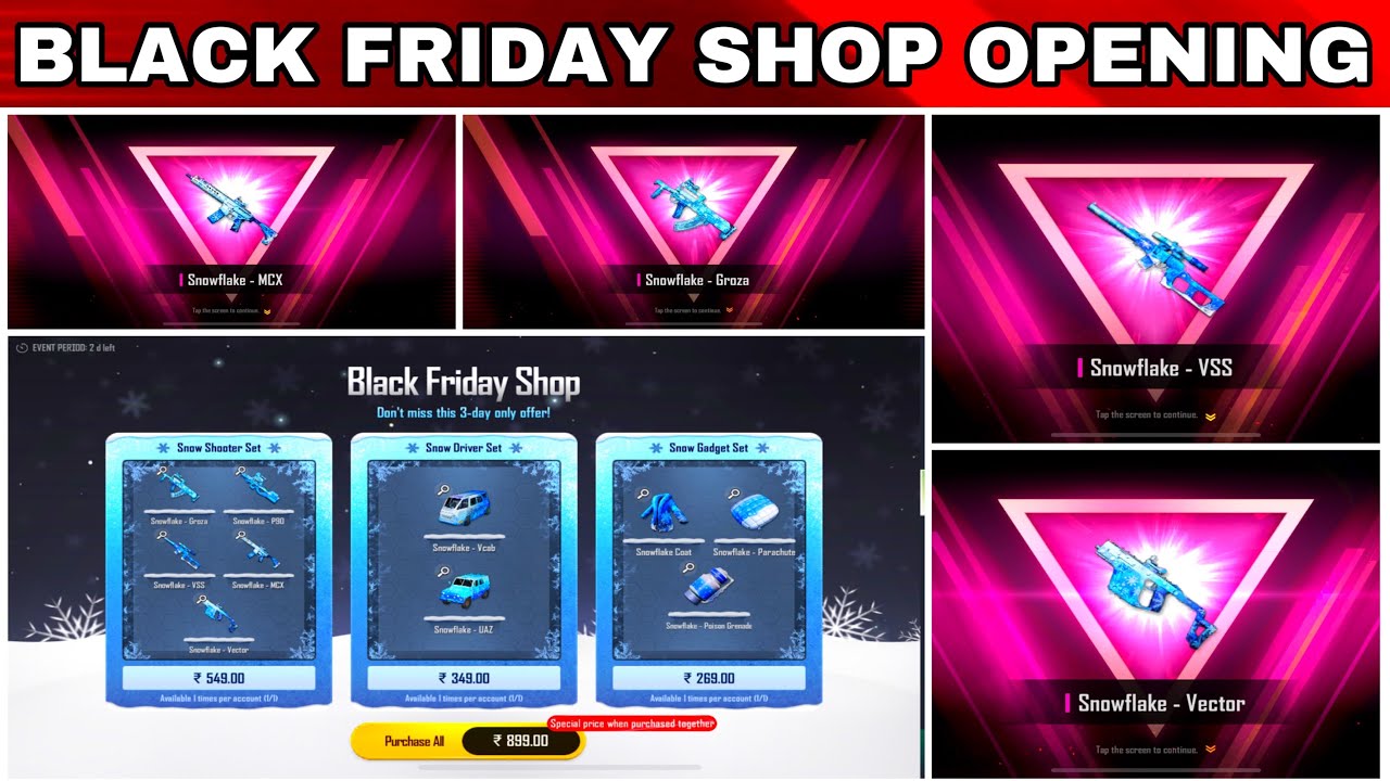 BLACK FRIDAY SHOP NEW STATE MOBILE | SNOWFLAKE SHOOTER SET NEW STATE ...