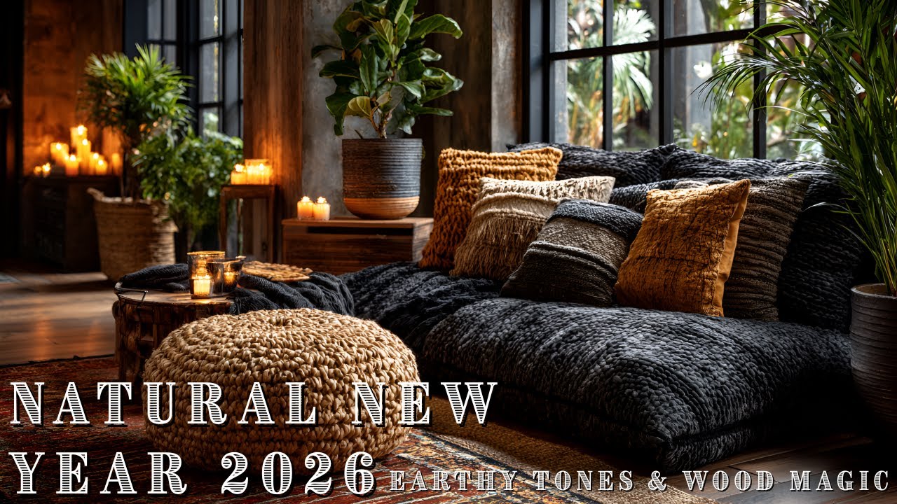 Natural New Year Decor Ideas 2026: Earthy Tones, Wood Accents & Cozy ...