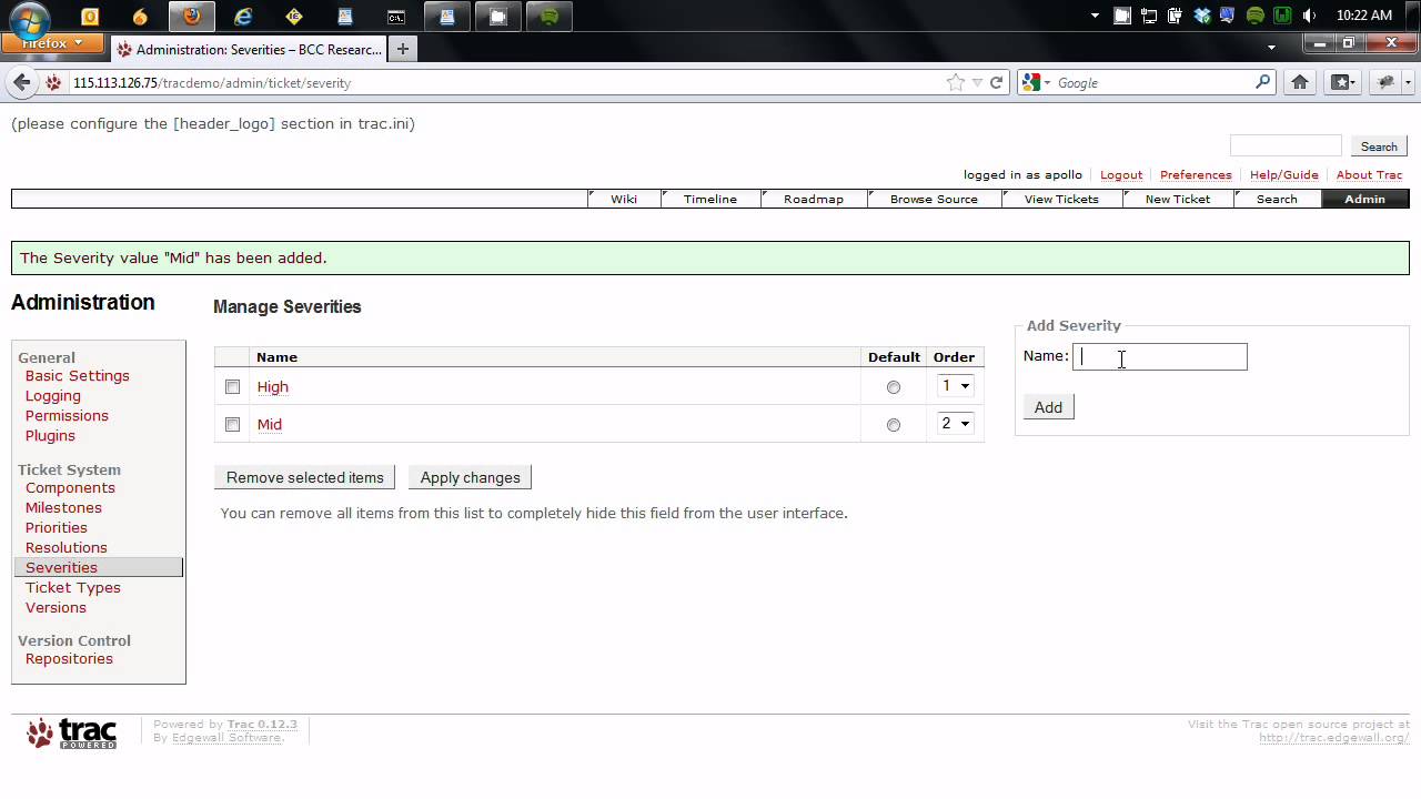 Trac Tutorial - 03 Customizing Ticket System - YouTube