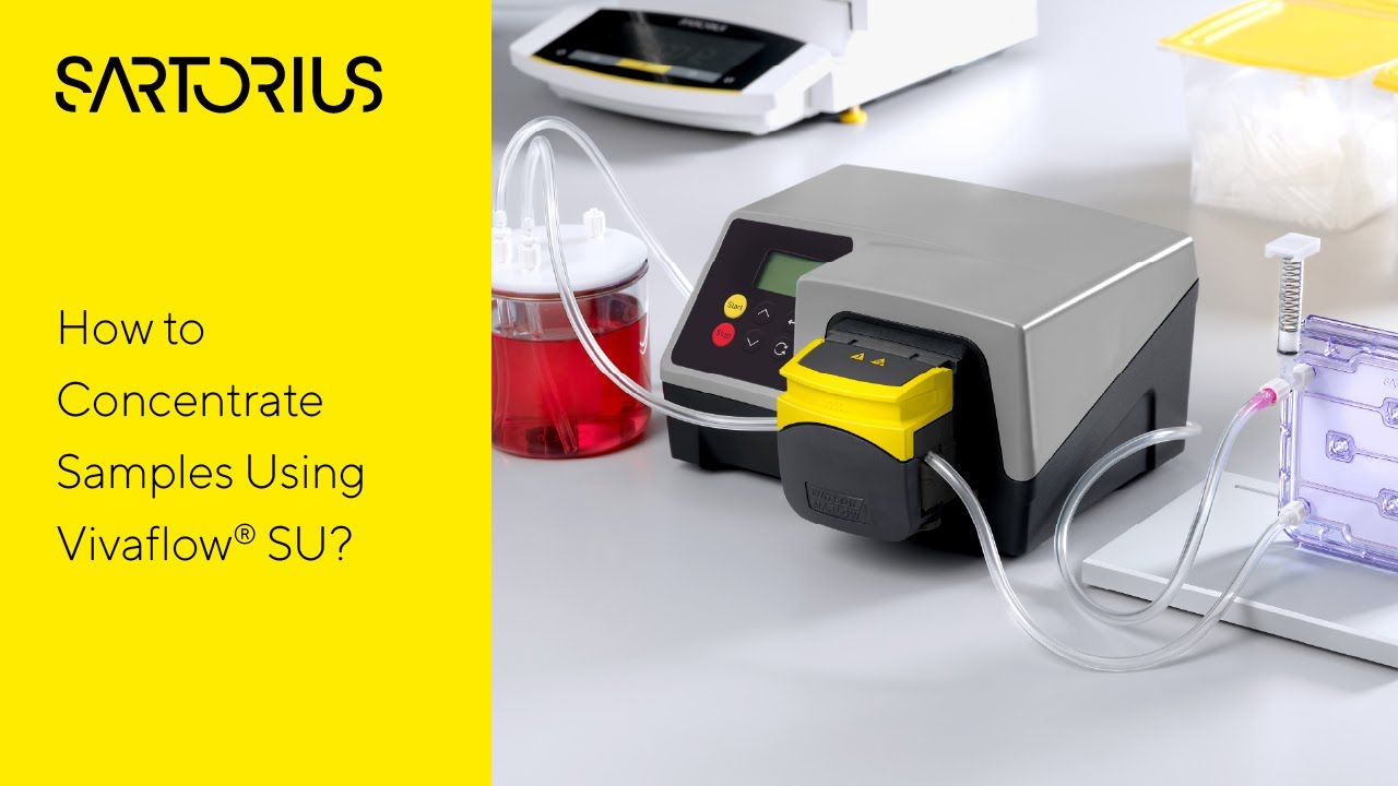 Vivaflow®️ SU Tutorial: Rapid Macromolecule Concentration from up to 1 ...