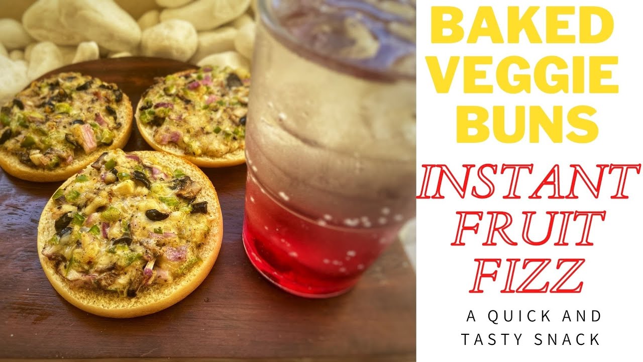 Baked Veggie Buns and Instant Fruit Fizz🍓🍹| Happy Cooking!! | Rimzy's ...