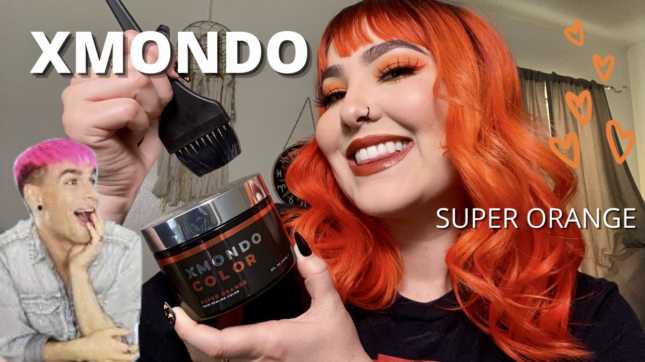 DYING MY HAIR USING XMONDO COLOR / XMONDO SUPER ORANGE - YouTube
