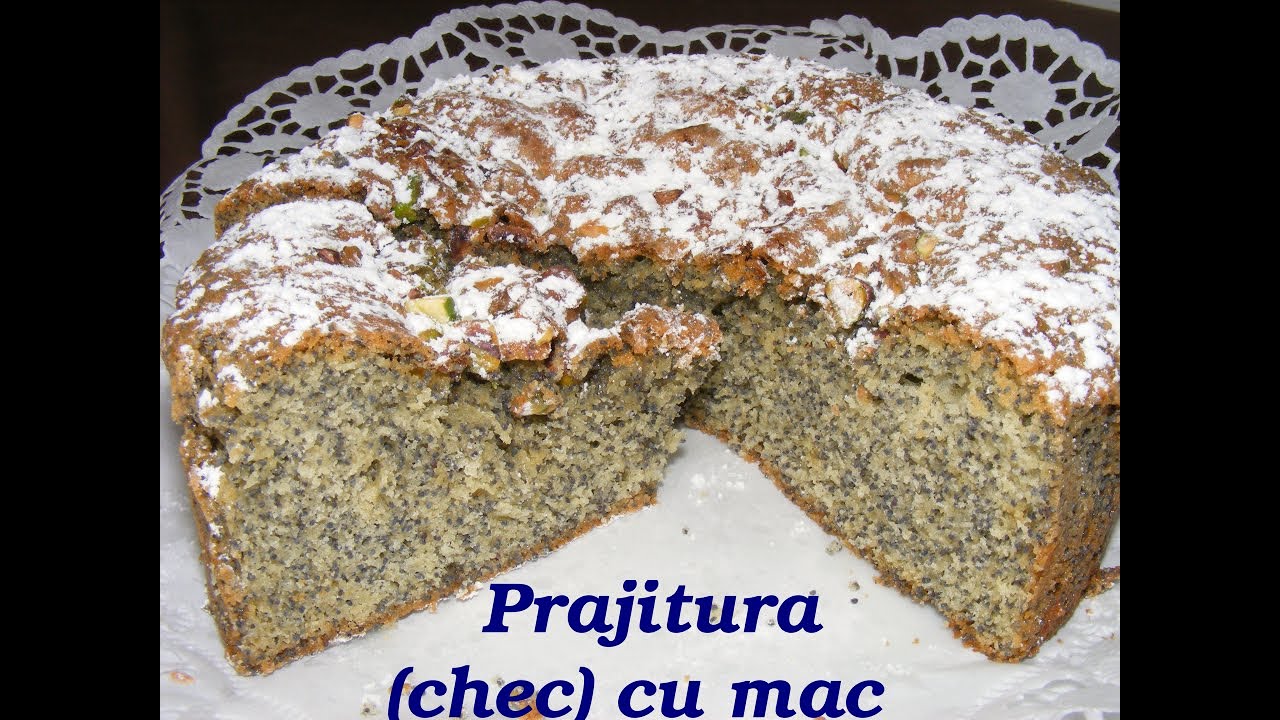 Prajitura (chec) cu mac si bonus o reteta surpriza cu cacao #341 - YouTube