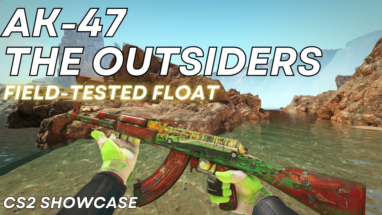 AK-47 The Outsiders (Field-Tested) | CS2 Skin Showcase #1057 - YouTube