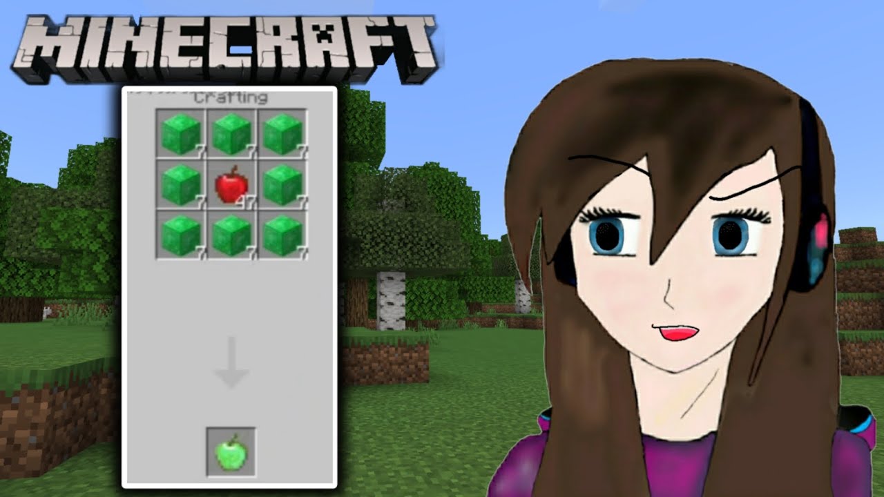 I can craft Emerald Apple in Minecraft 🤯 - YouTube