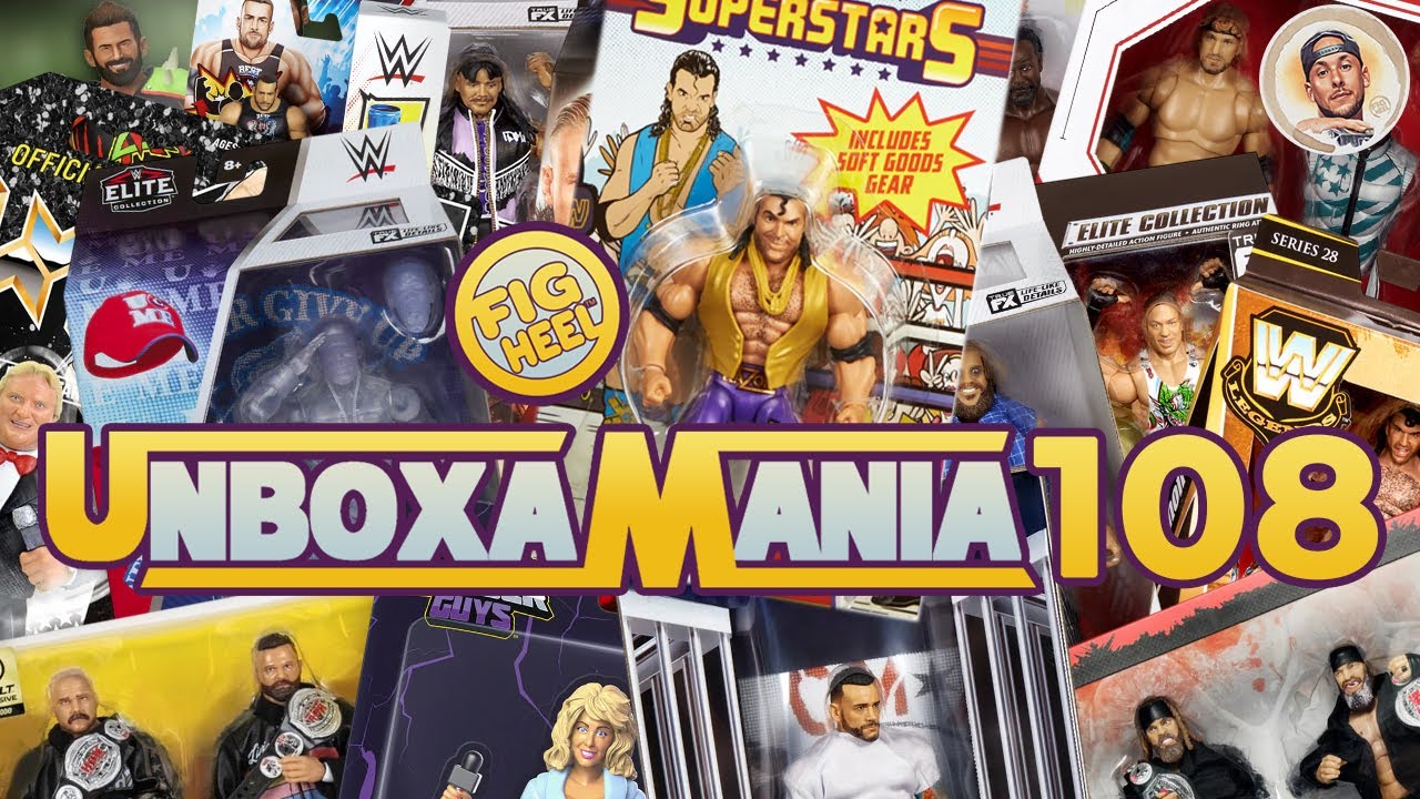 UNBOXAMANIA 108 - BLIND Unboxing RANDOM WWE Elite & Superstars Action ...