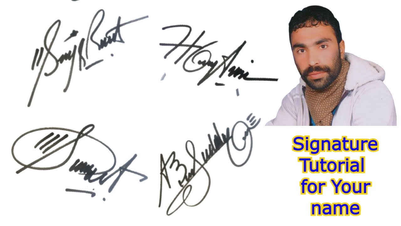 Signature tutorial | How to make signature for my name | Signature ...