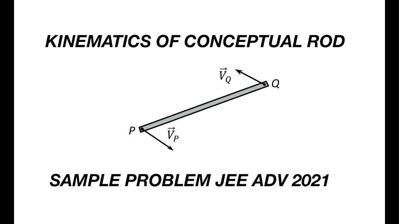 [JEE ADVANCED 2021]KINEMATICS OF A RIGID ROD IN COMBINED MOTION ...