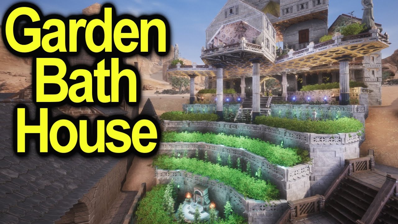 The Garden Bath House | Conan Exiles | Special Guest Drunk - YouTube