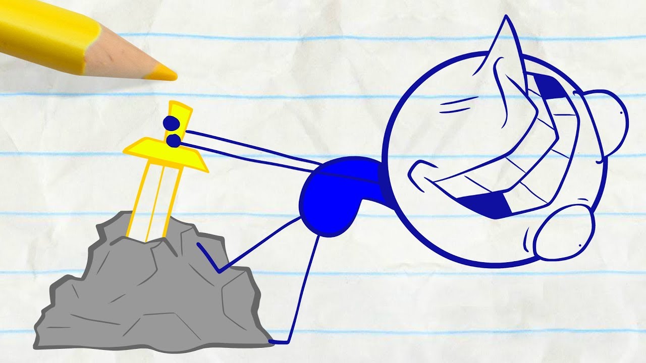 Pencilmation - THE SWORD AND THE GROAN - YouTube