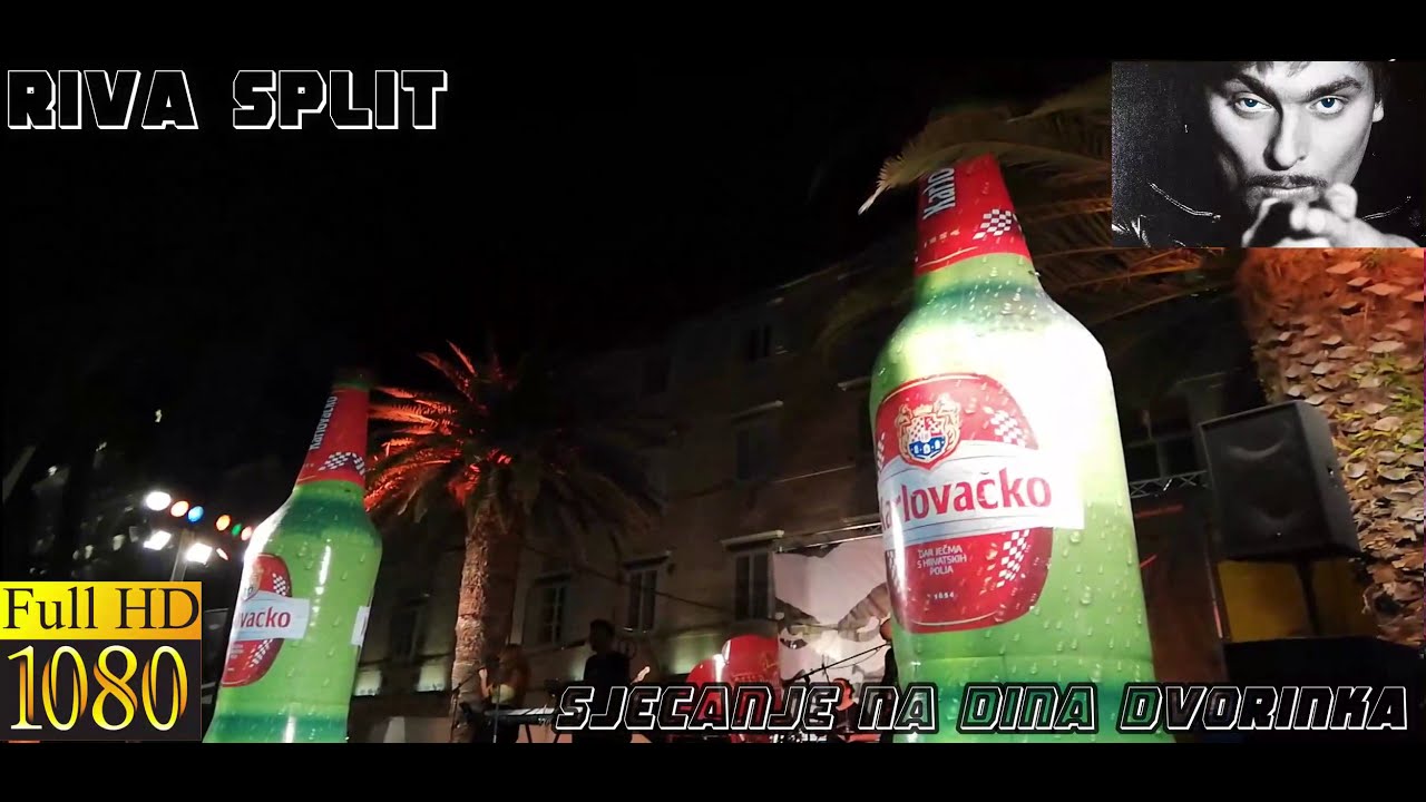 SPLIT DALMACIJA-RIVA I SJECANJE NA DINA DVORNIKA - YouTube