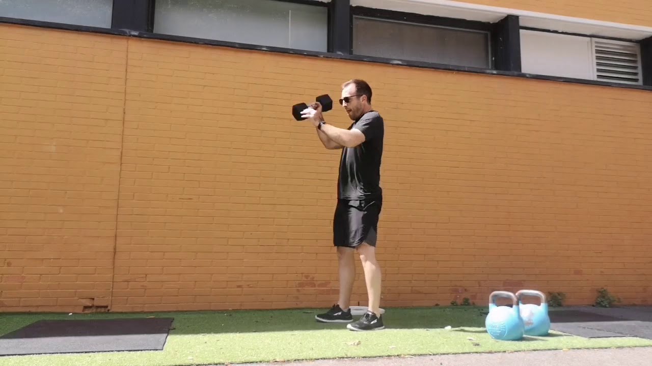 Single Arm Swing Clean Snatch and Press - YouTube