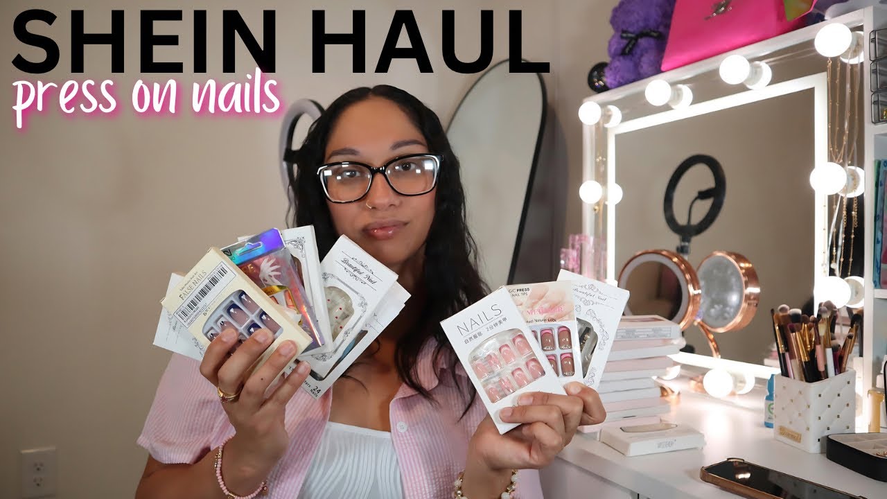 SHEIN PRESS ON NAILS HAUL | ALL MY FAVORITE NAILS - YouTube