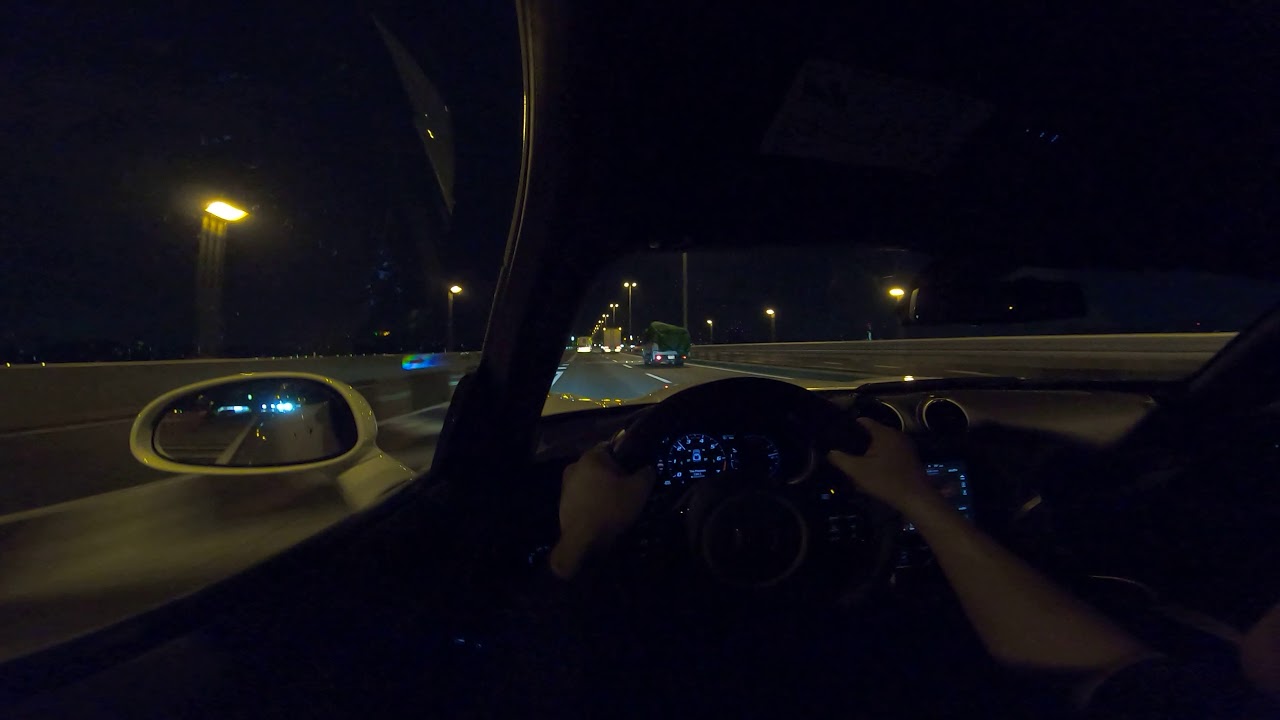 Dodge Viper night cruise 4 of 4 ( on freeway) - YouTube