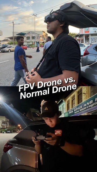 FPV Drone vs. Normal Drone - YouTube