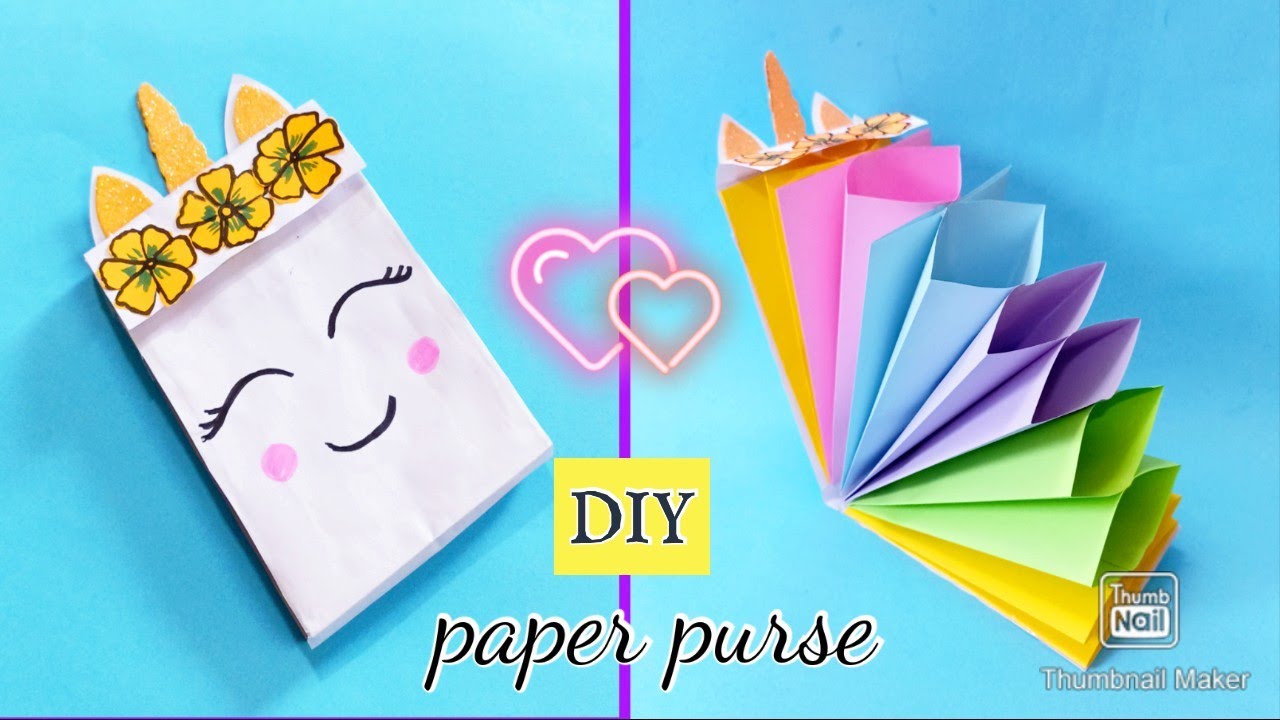 How to make unicorn file folder/ handmade paper file folder/DIY paper ...