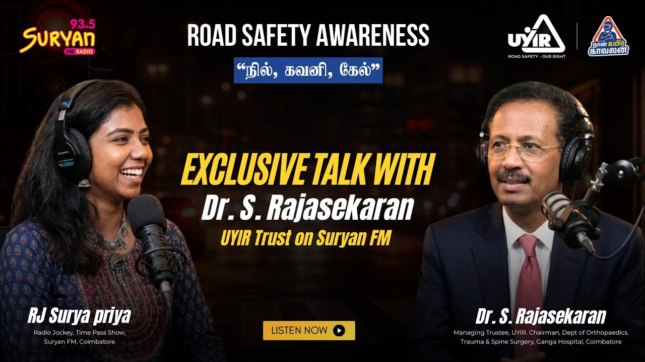 Road Safety Awareness | Exclusive Interview with Dr. S. Rajasekaran ...