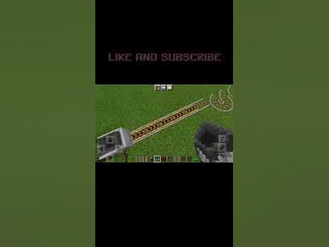 How To Make Fastest Rail in Minecraft | #shorts #minecraft #gaming ...