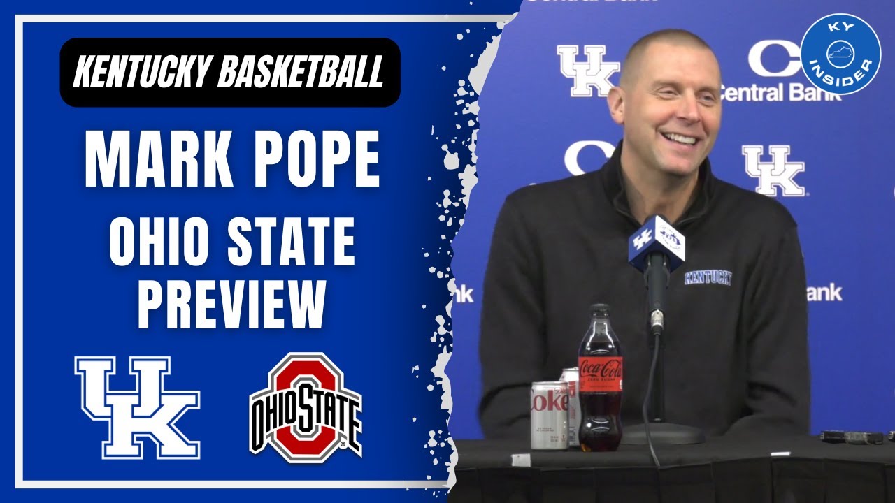 Mark Pope Previews Ohio State (CBS Sports Classic), talks Louisville ...