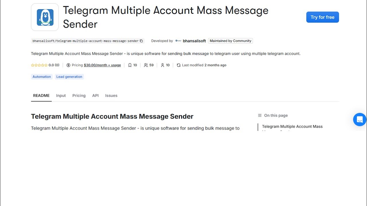 Telegram Mass message sender -Multiple Account Support #telegram # ...