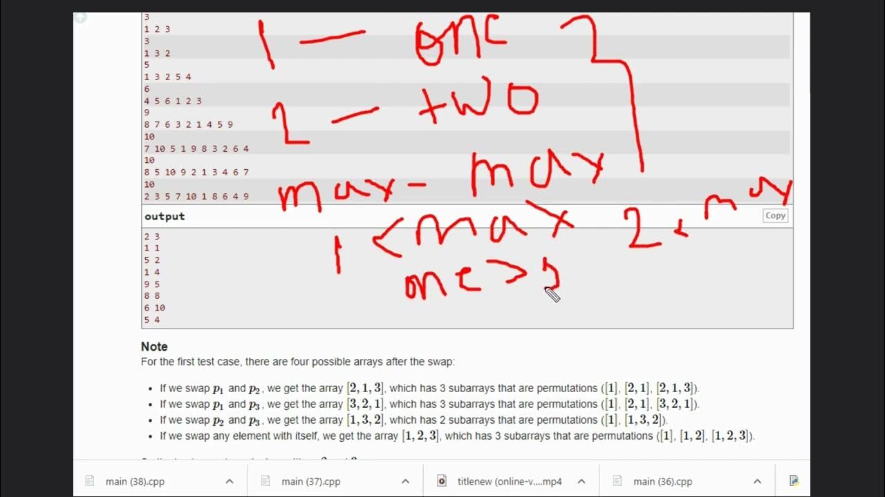 B Minimize Permutation Subarrays Codeforces Round 877 Div 2 Full Solution Youtube