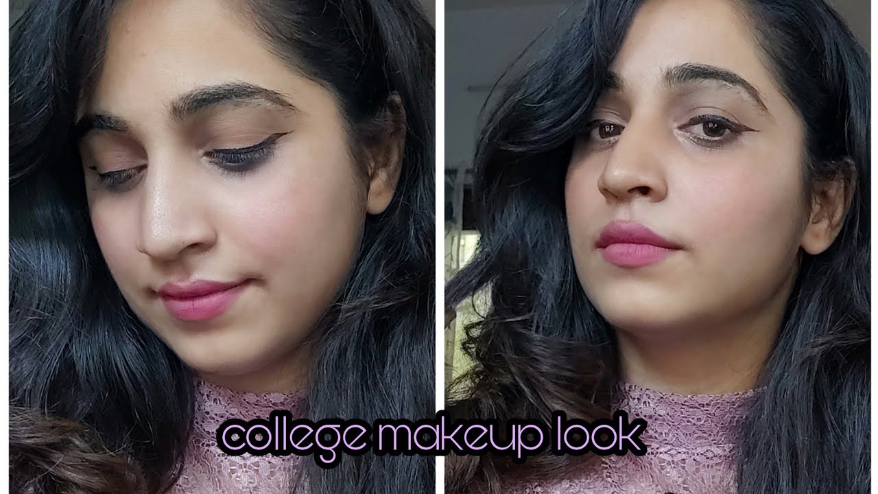 Quick and easy college/teenager makeup look 2020 I Get that glam I ...