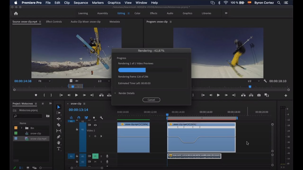 EN VIVO - Slow Motion en Premiere Pro - YouTube