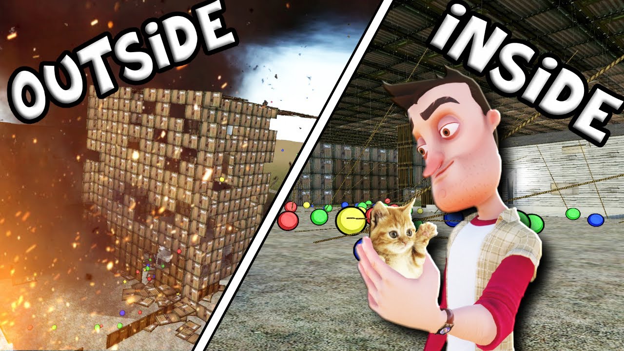 I Built a Tornado Disaster Base but forgot about EARTHQUAKES in Gmod ...