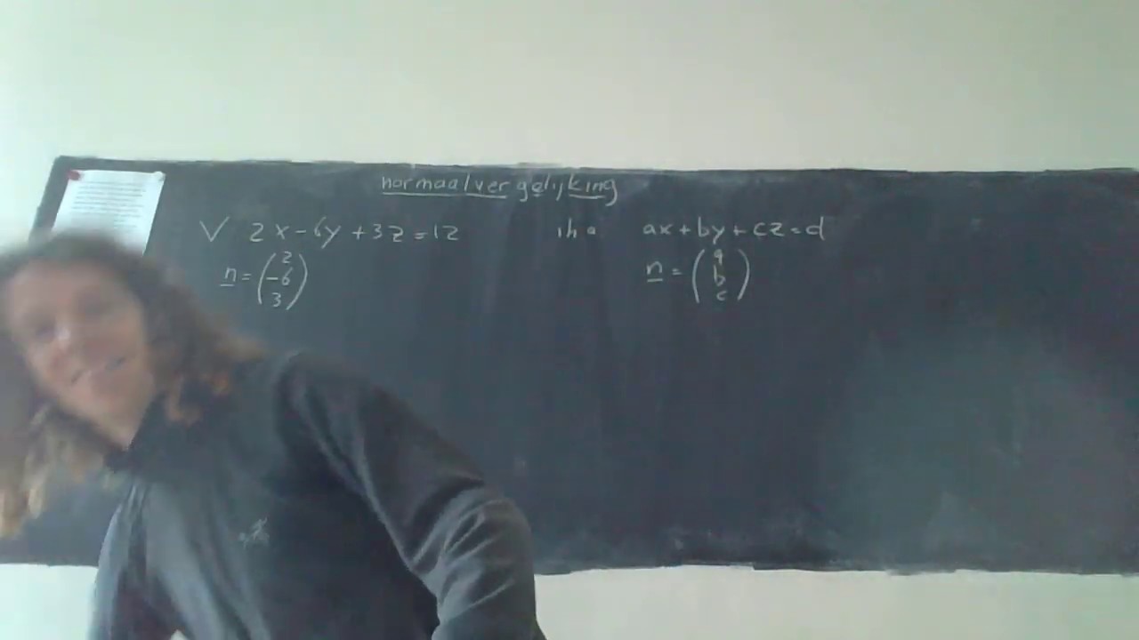 iwis 4 04 vectormeetkunde 3D van normaalvergelijking naar ...