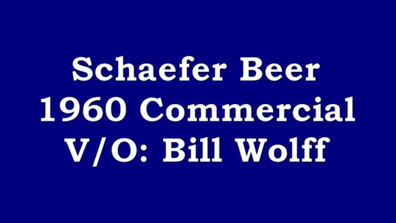 Schaefer Beer 1960 Radio Commercial - YouTube
