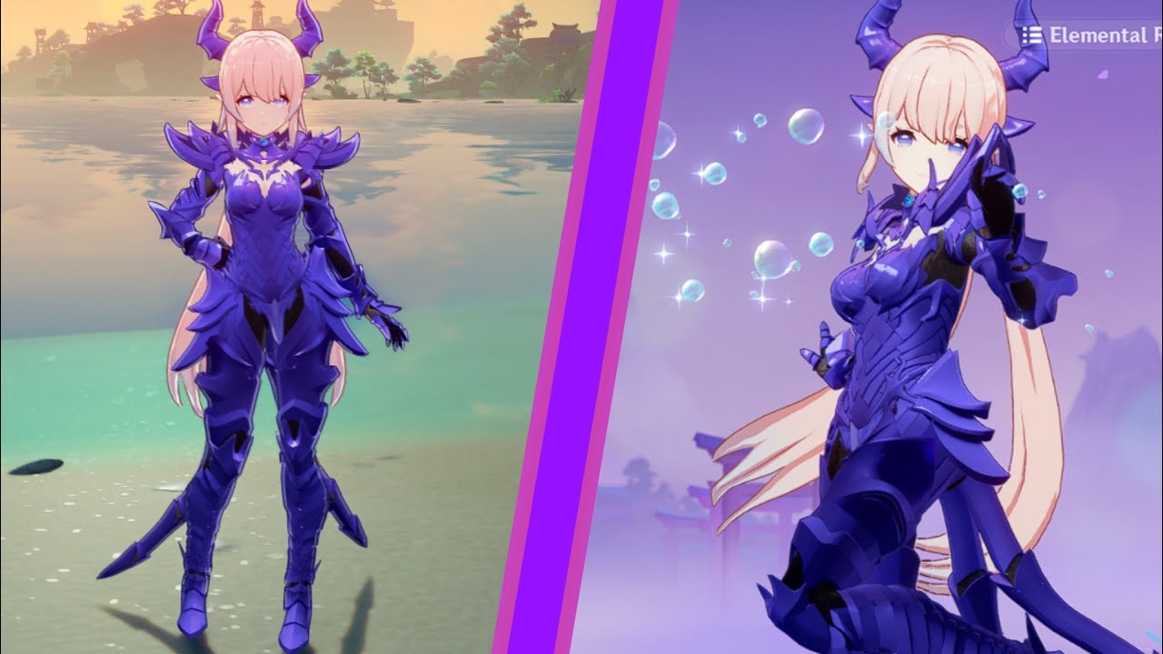 Demon Lord Outfit 1 for Kokomi (P1) [GENSHIN IMPACT] - YouTube