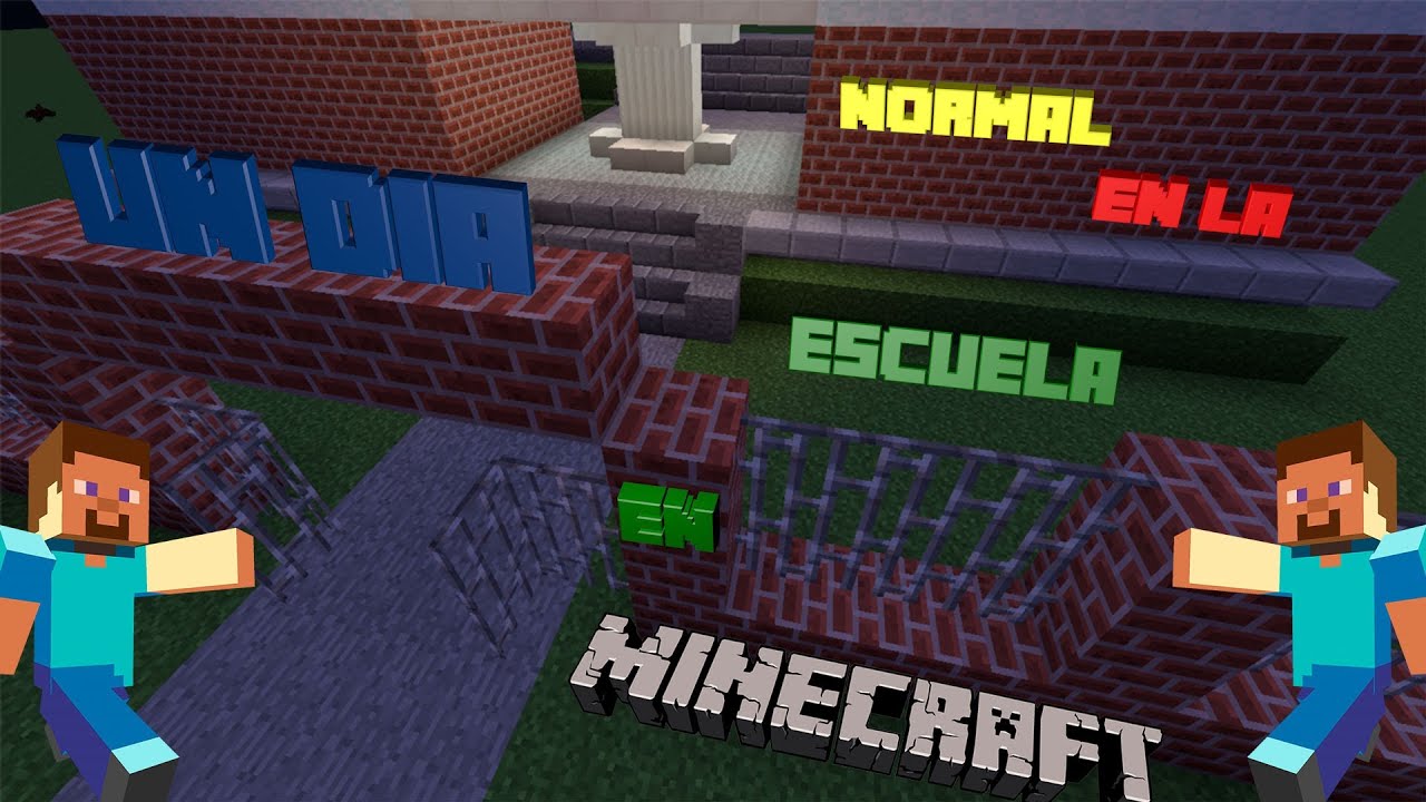 Un dia tipico en la escuela... en Minecraft - YouTube